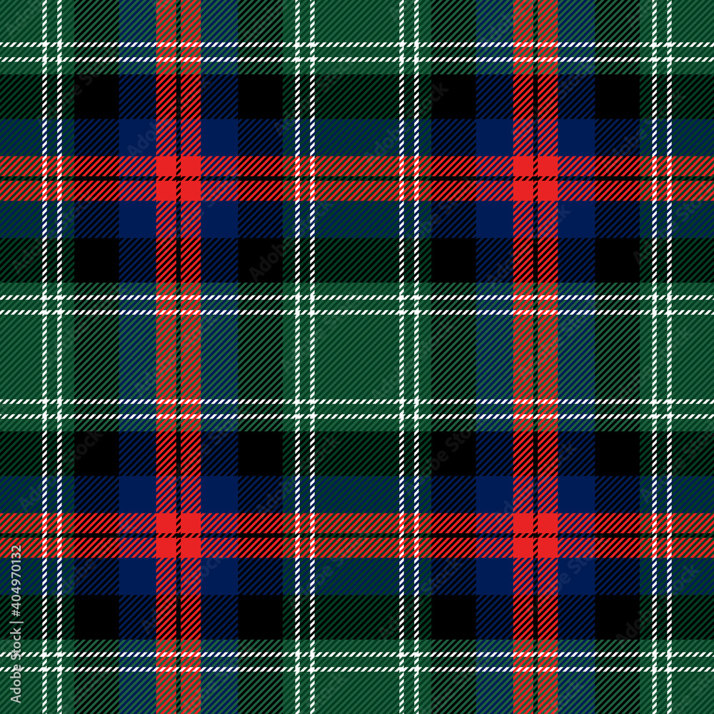 Tartan plaid. Scottish pattern in red, green and black cage. Scottish ...
