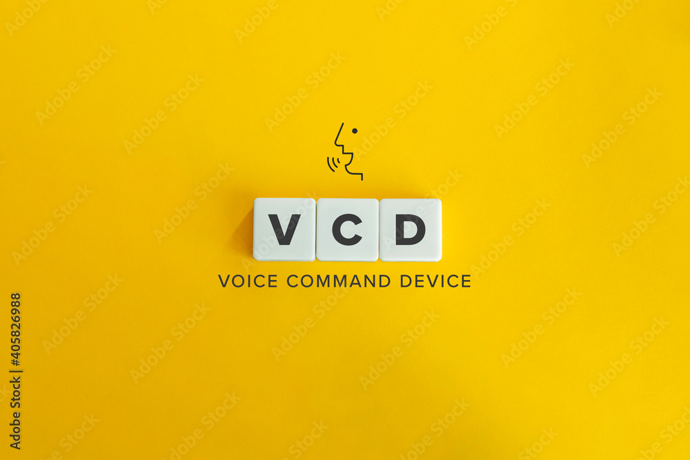 Voice Command Device (VCD) Banner. Stock Photo | Adobe Stock
