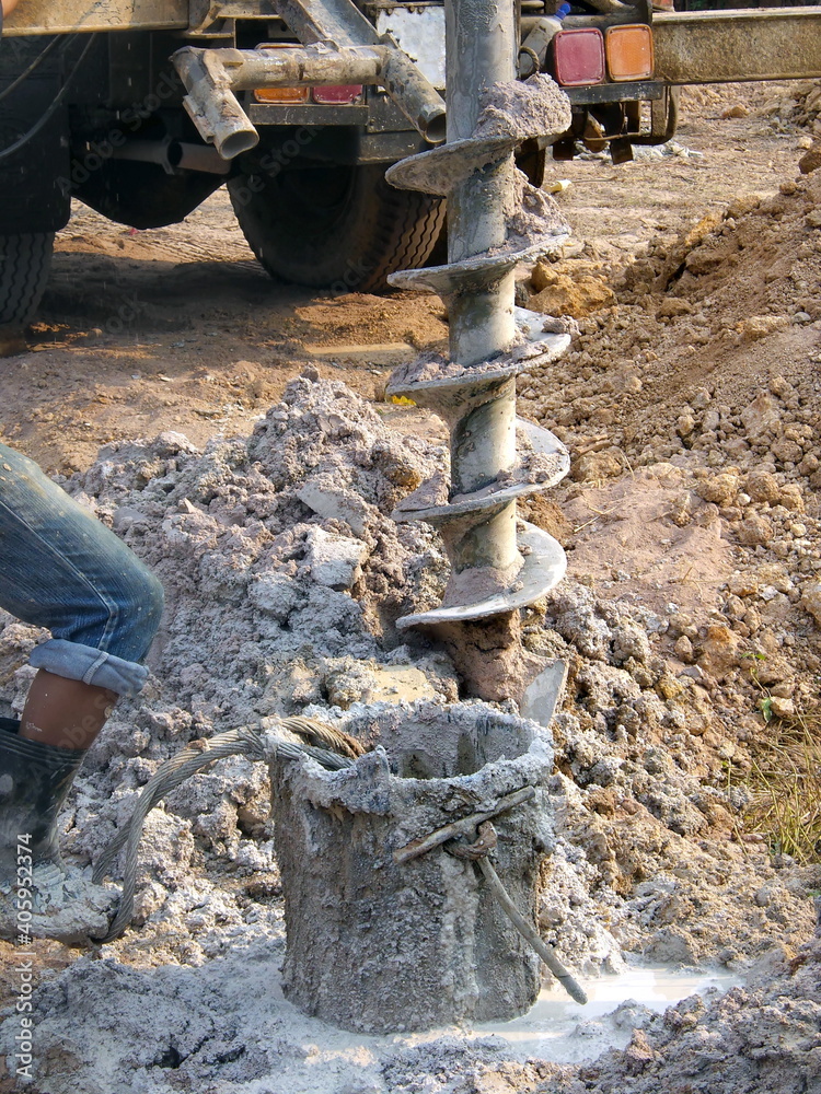 Drilling rigs for the construction of building foundations ...