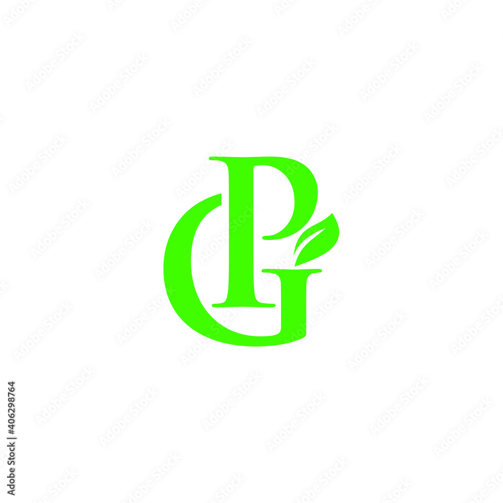 GP logo GP icon GP vector GP monogram GP letter GP minimalist GP ...