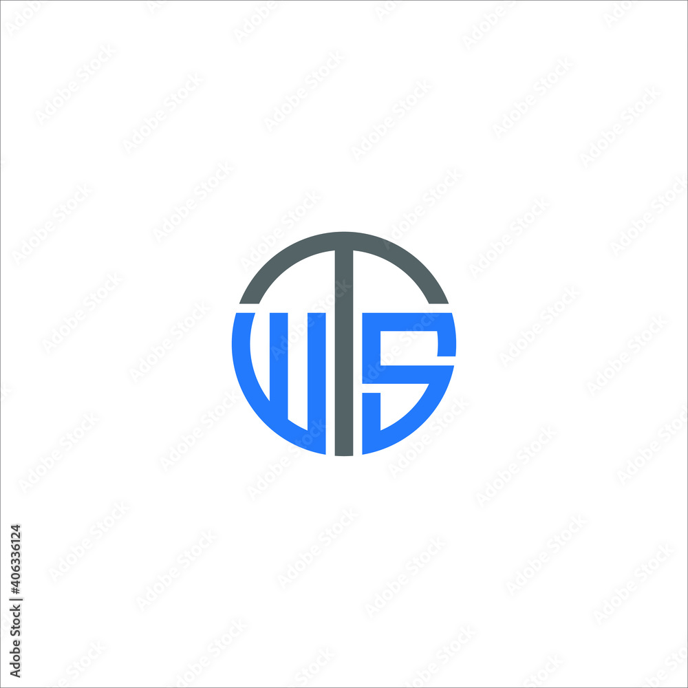 WTS logo WTS icon WTS vector WTS monogram WTS letter WTS minimalist WTS ...