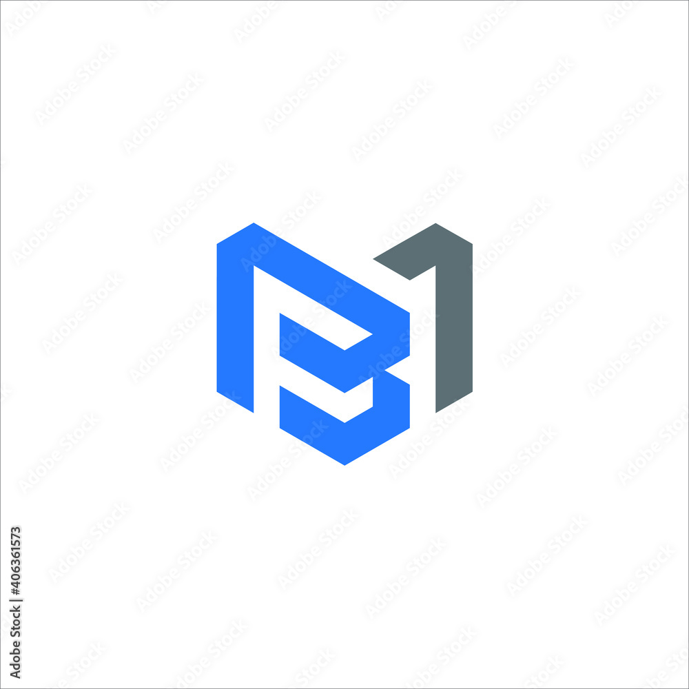 B1 logo B1 icon B1 vector B1 monogram B1 letter B1 minimalist B1 ...