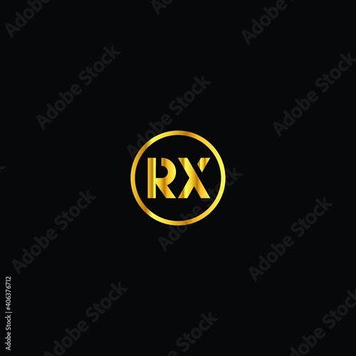RX logo RX icon RX vector RX monogram RX letter RX minimalist RX ...