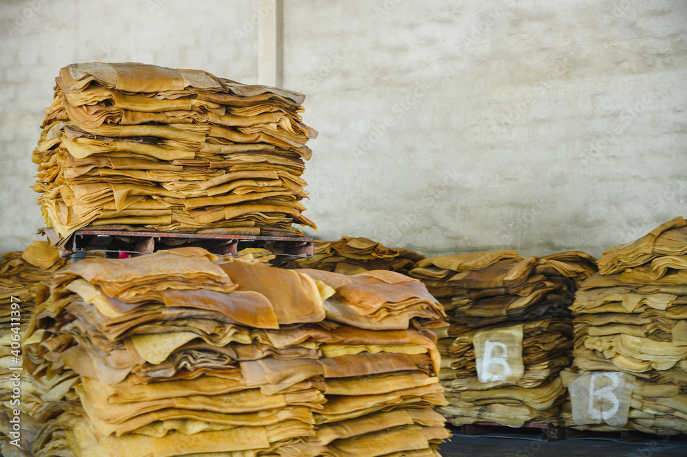 Ribbed Smoked Sheets are coagulated rubber sheets processed from fresh ...