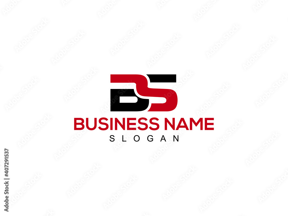 BS B&S Letter Type Logo Image, BS Logo Letter Design Stock Vector ...
