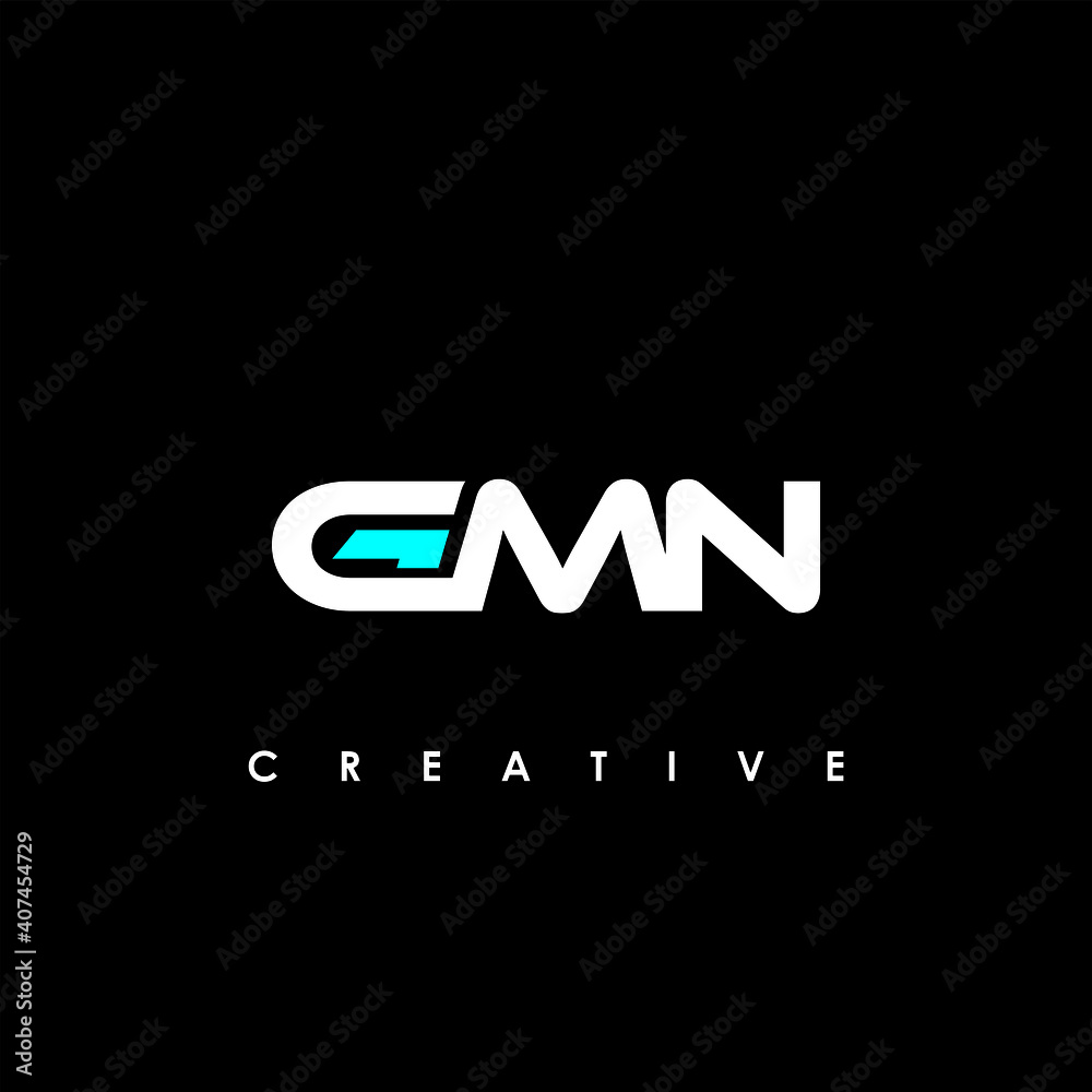 GMN Letter Initial Logo Design Template Vector Illustration Stock ...