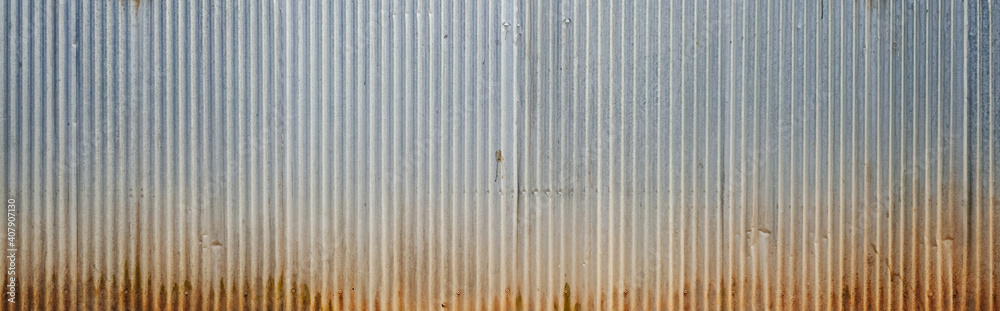 Old galvanized sheet wall with rust background Stock Photo | Adobe Stock
