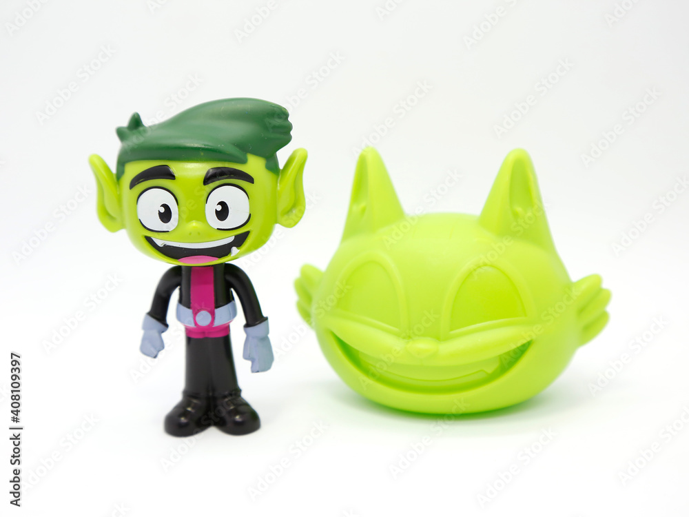 Teen Titans Go. Beast Boy. Teen Titans character in action. TV series ...