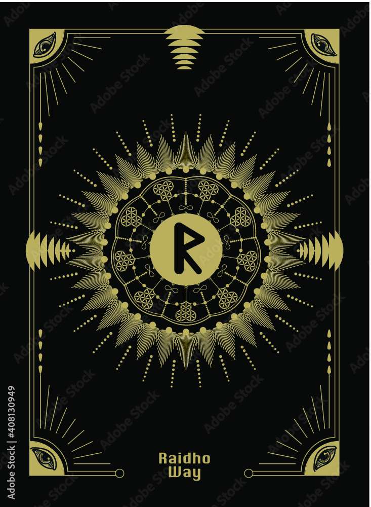 PRINTABLE Runes Deck Cards/Ancient scandinavian rune/Witch craft tool ...