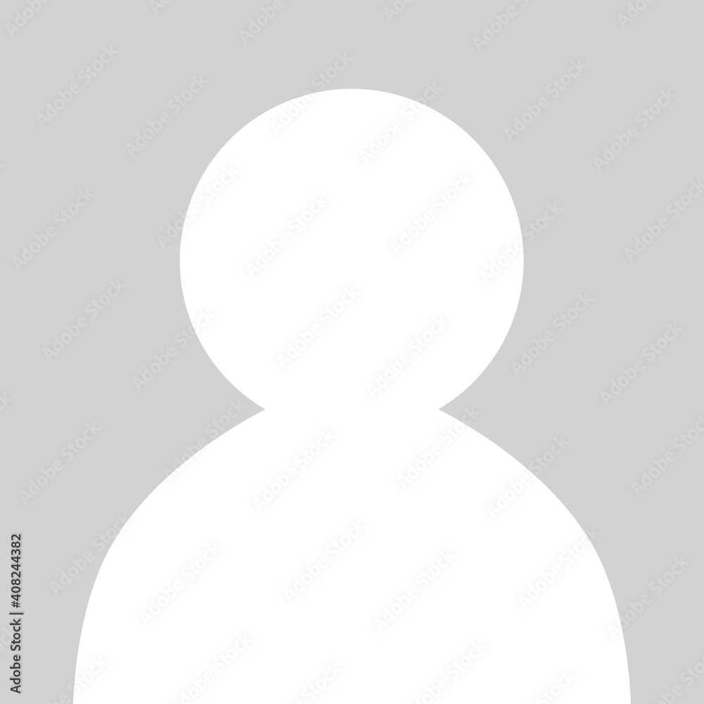 Blank Man Profile Head Icon Placeholder Stock Illustration | Adobe Stock