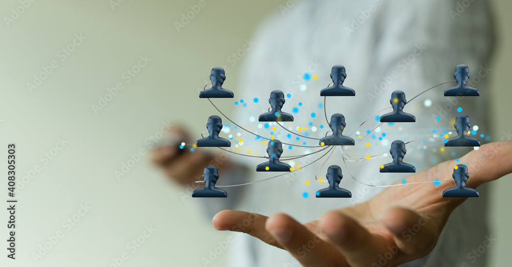 organization chart team concept networking Stock Photo | Adobe Stock