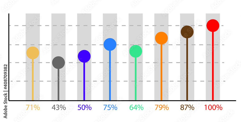 Infographic slide template. for statistics, analytics, marketing ...