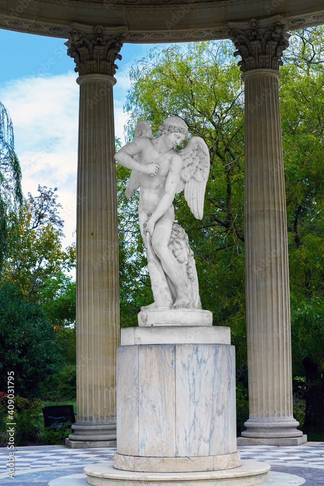 Versailles, France - October 11 2020: Versailles Palace, Petit Trianon ...