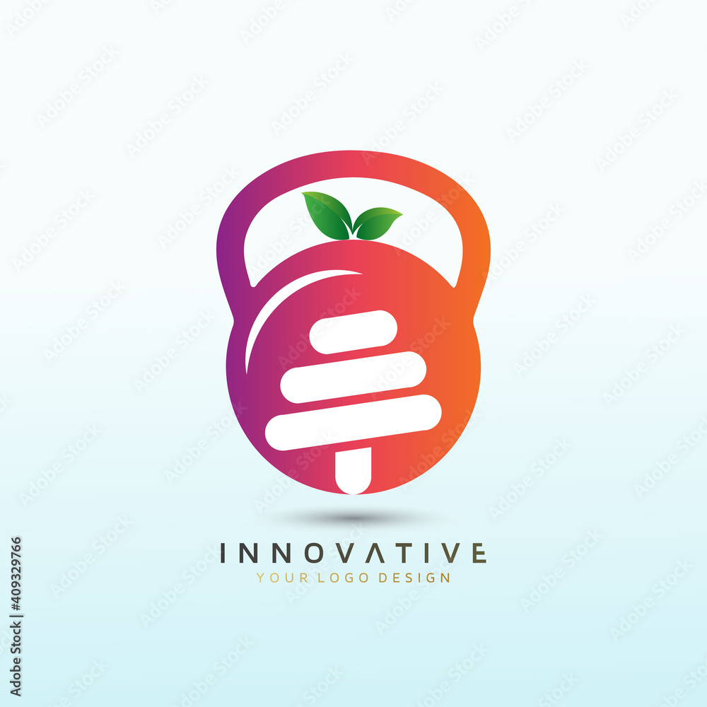 Image vectorielle Stock Restaurant fitness logo design, Gym Logos ...