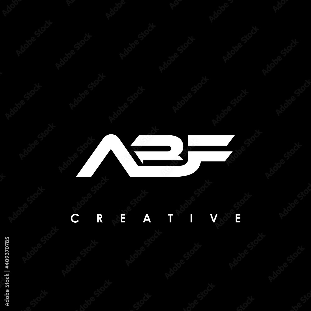 ABF Letter Initial Logo Design Template Vector Illustration Stock ...