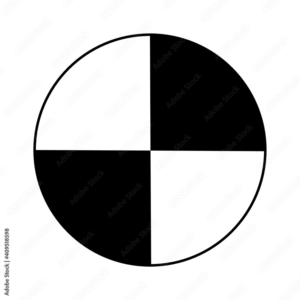 Centre of gravity icon, Packaging Symbol Stock Vector | Adobe Stock