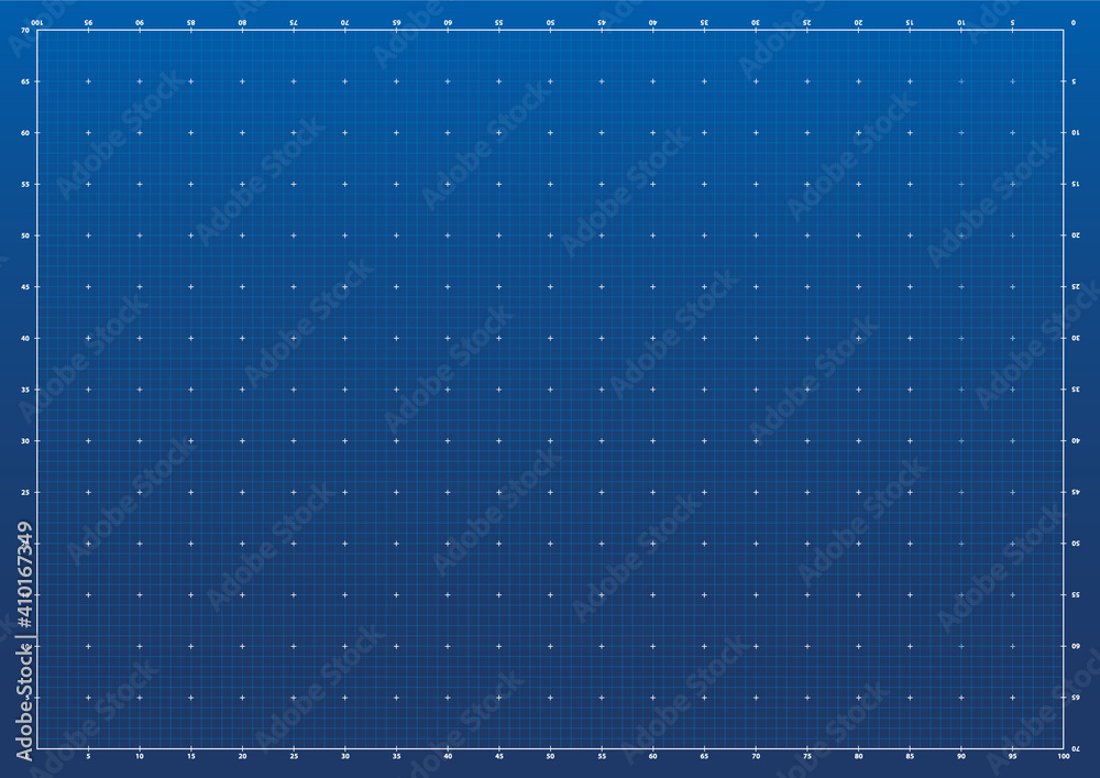 Стоковое векторное изображение «Blueprint empty template with vertical ...