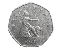 Fifty Pence 1994 Coin Free Stock Photo - Public Domain Pictures