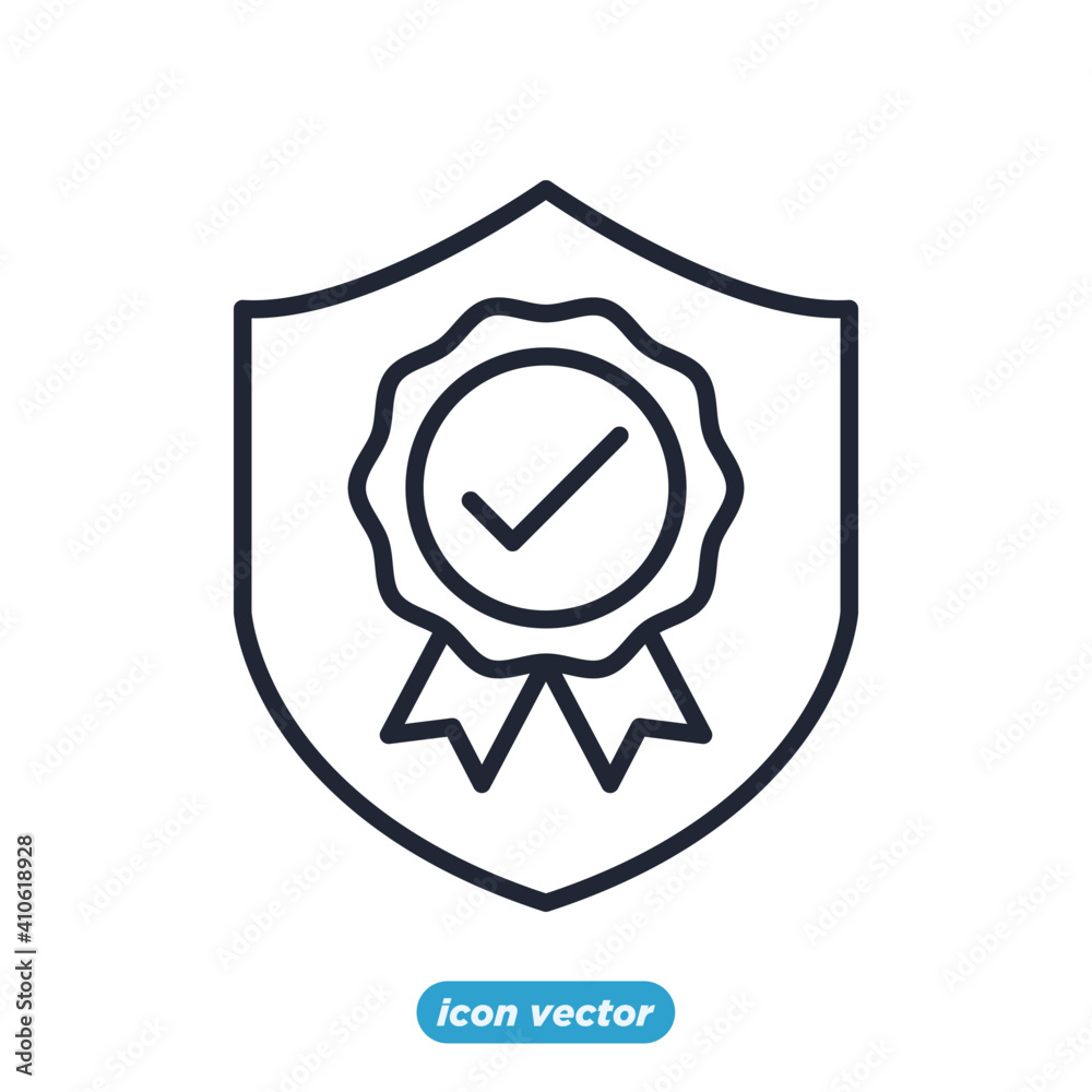 approvement icon. business quality check symbol template for graphic ...