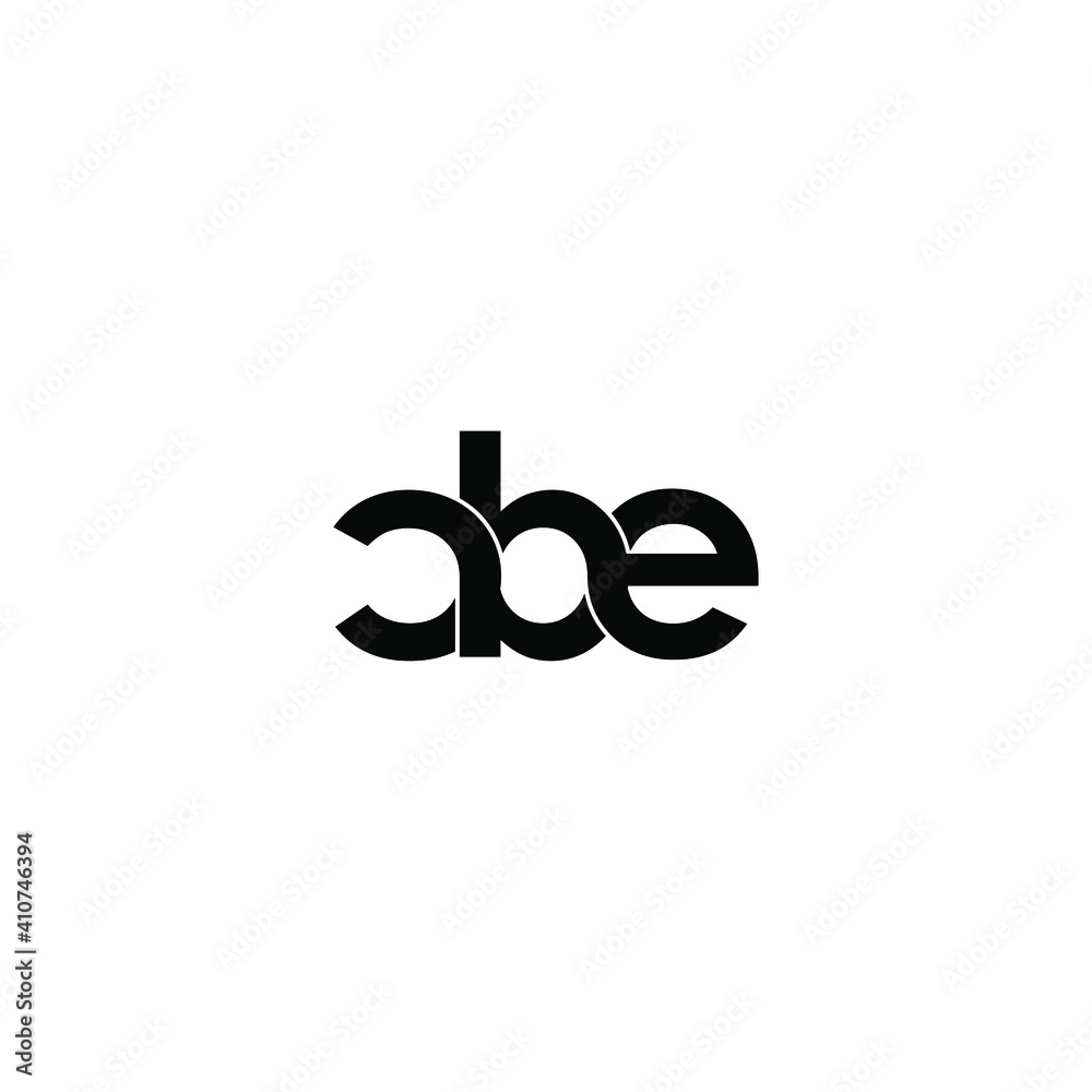 cbe letter original monogram logo design Stock Vector | Adobe Stock