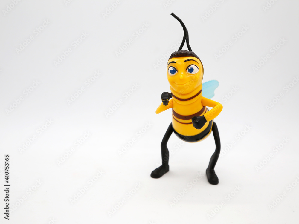 Bee Movie. Bee. Main character of the animated film. Isolated white ...