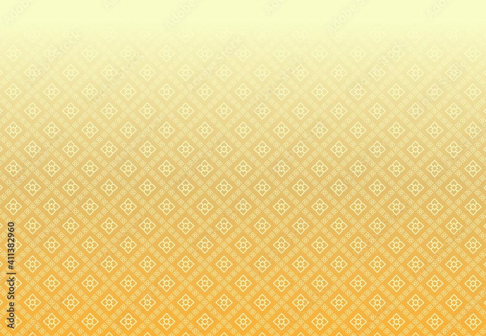 เวกเตอร์ Stock Golden Thai pattern on a white background, wall ...