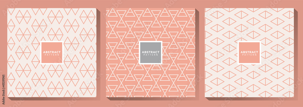 Pink and white pattern Stock Vector | Adobe Stock