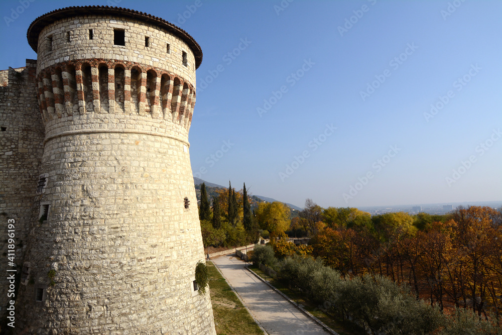 Brescia is a beautiful city in Lombardy. The Castle of Brescia is on ...