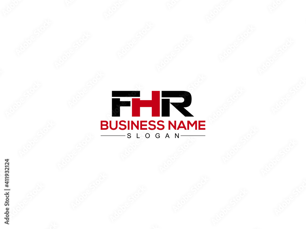 FHR Logo And Illustrations icon For Business Stock Vector | Adobe Stock