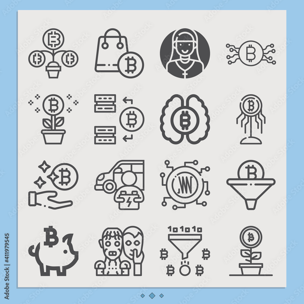 Simple set of successor related lineal icons. Stock Vector | Adobe Stock