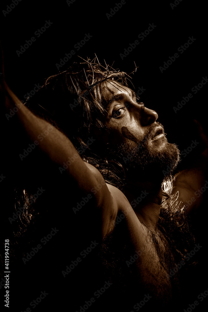 Jesus Christ crucified Stock Photo | Adobe Stock