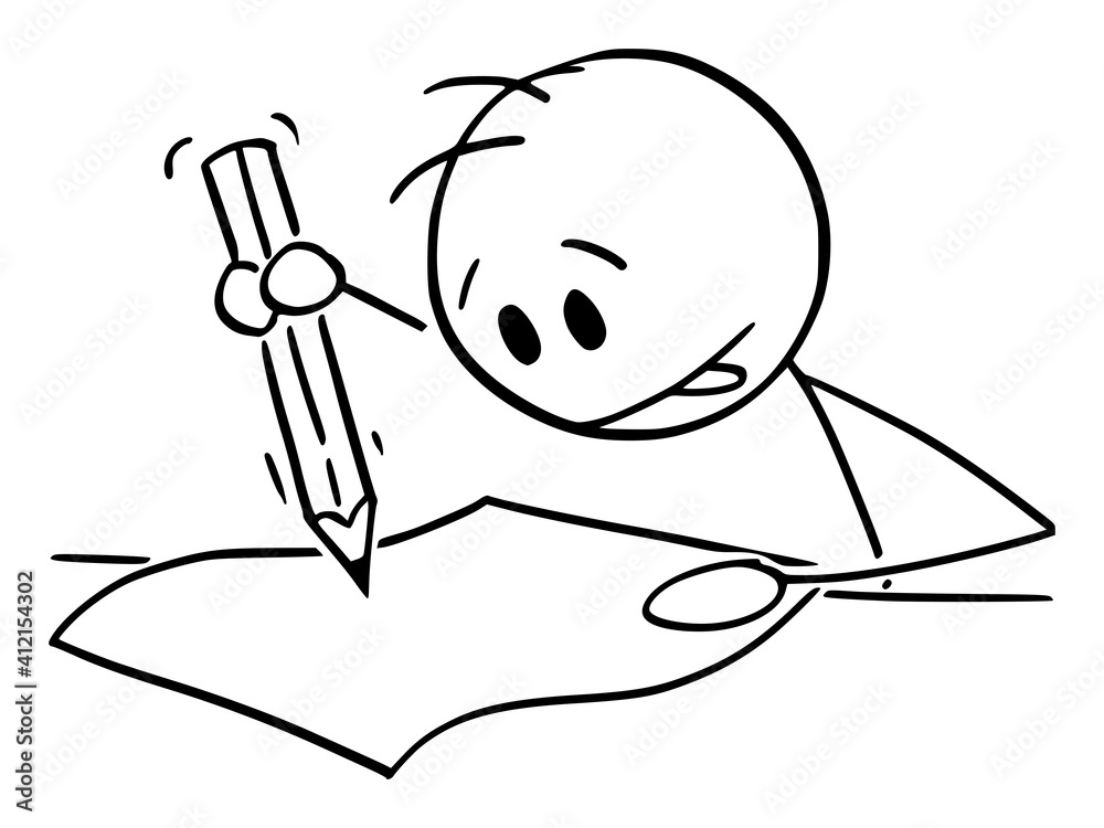 People Drawing On Paper