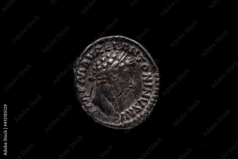 Roman coin, AR Denarius,Antoninus Pius, Rome mint, 138-161 AD ...