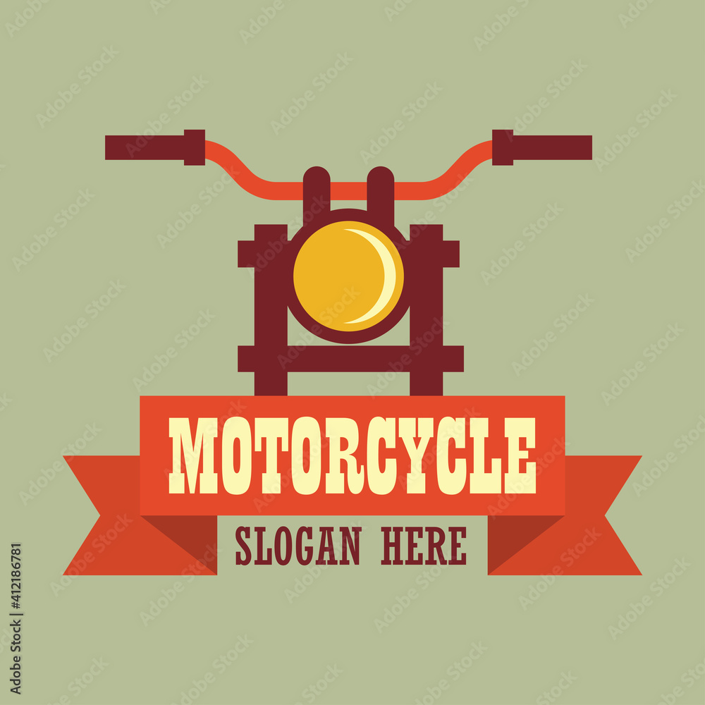motorcycle logo emblems and insignia with text space for your slogan ...