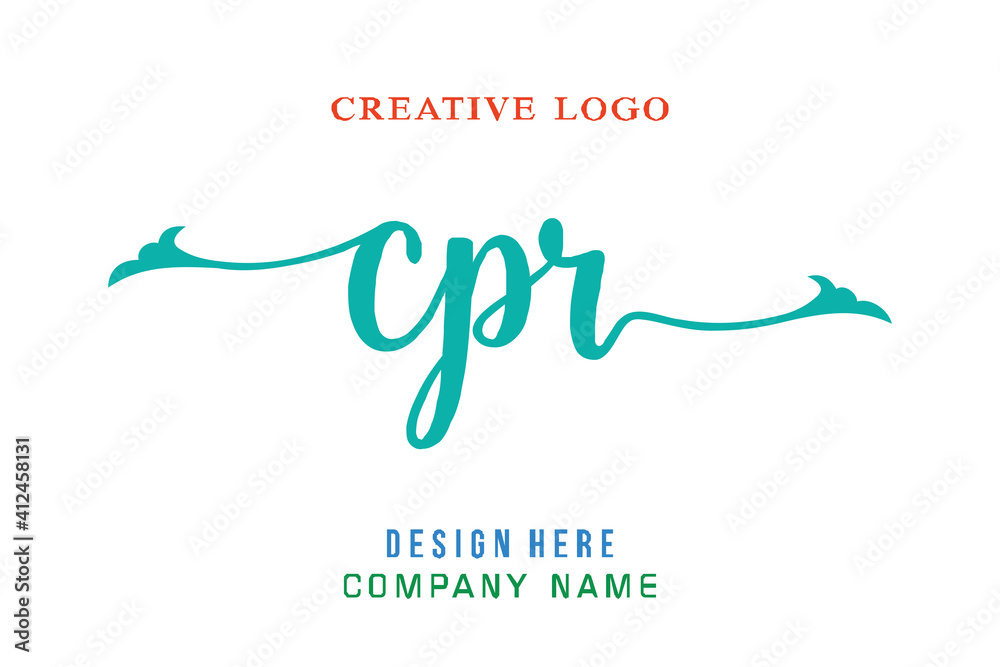 CPR lettering logo is simple, easy to understand and authoritative ...