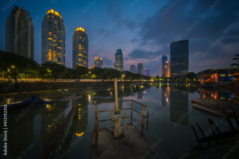 jakarta Cityscape. Jakarta is the capital city of indonesia. This is ...