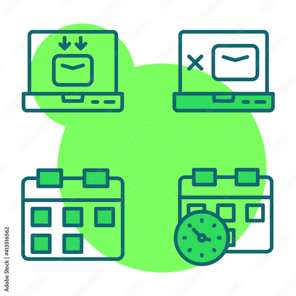 Garis besar ikon vektor untuk web dan mobile. Stroke 2 piksel tipis ...