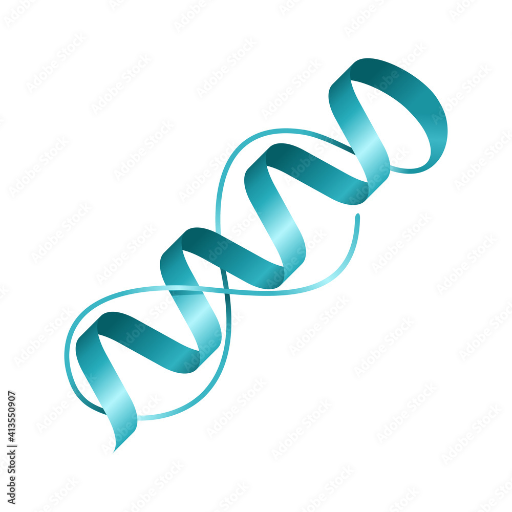 Protein structure - molecule 3D icon Stock Vector | Adobe Stock