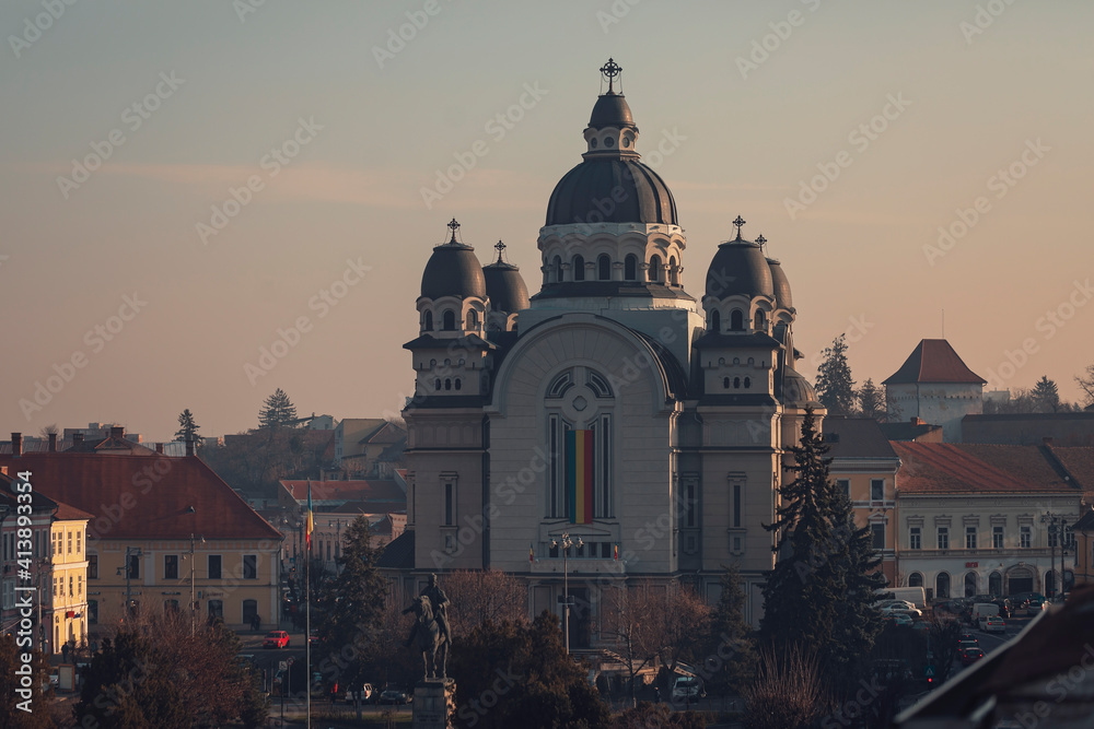 Targu Mures historic heritage in Mures County fortification in Romania ...