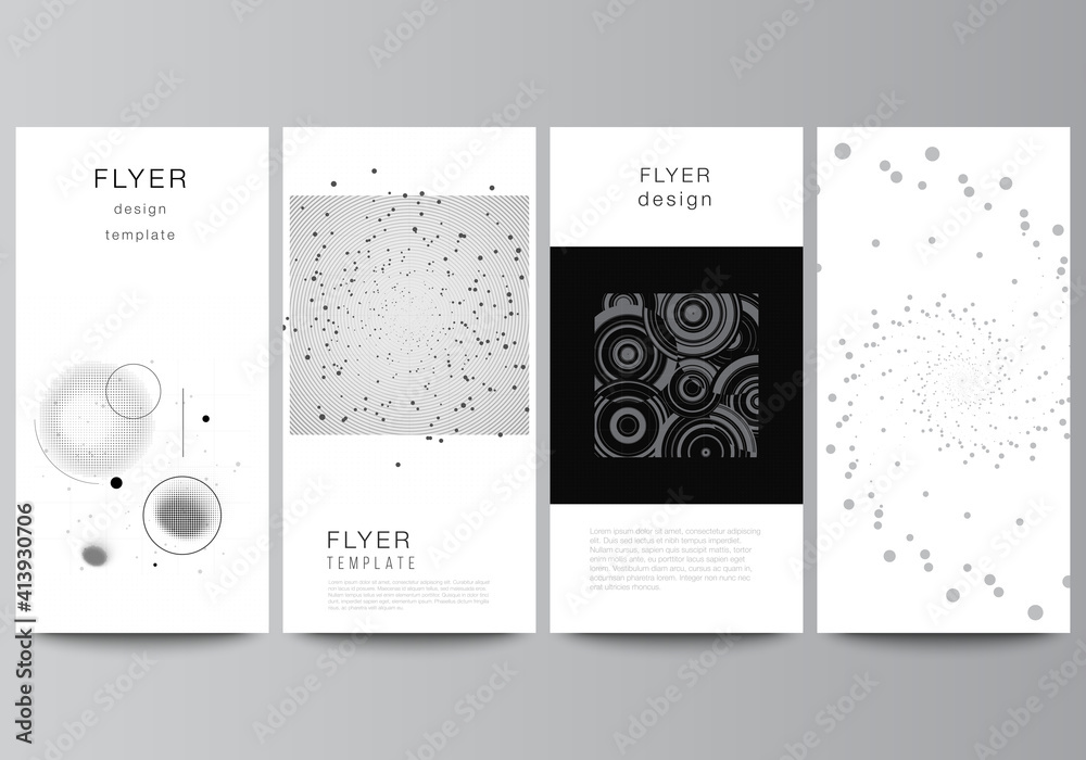 Vector layout of flyer, banner design templates for website advertising ...