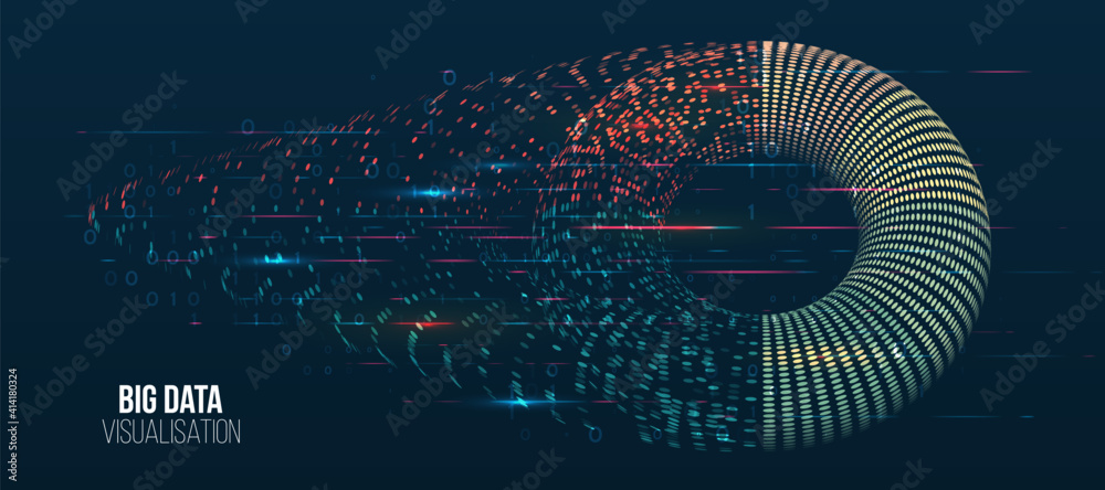 Wide Big data visualization. Machine learning algorithm for information ...