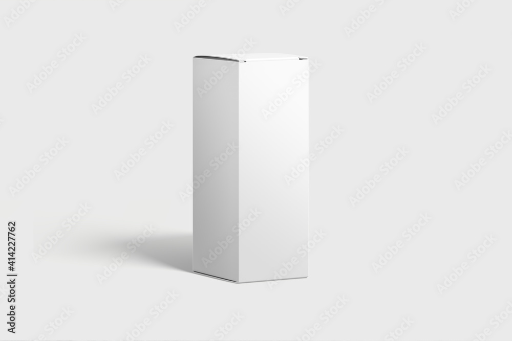 Real photo, Amber Glass Dropper Bottle and Box mockup template isolated ...