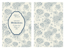 Vintage Hydrangea Flowers Card Free Stock Photo - Public Domain Pictures