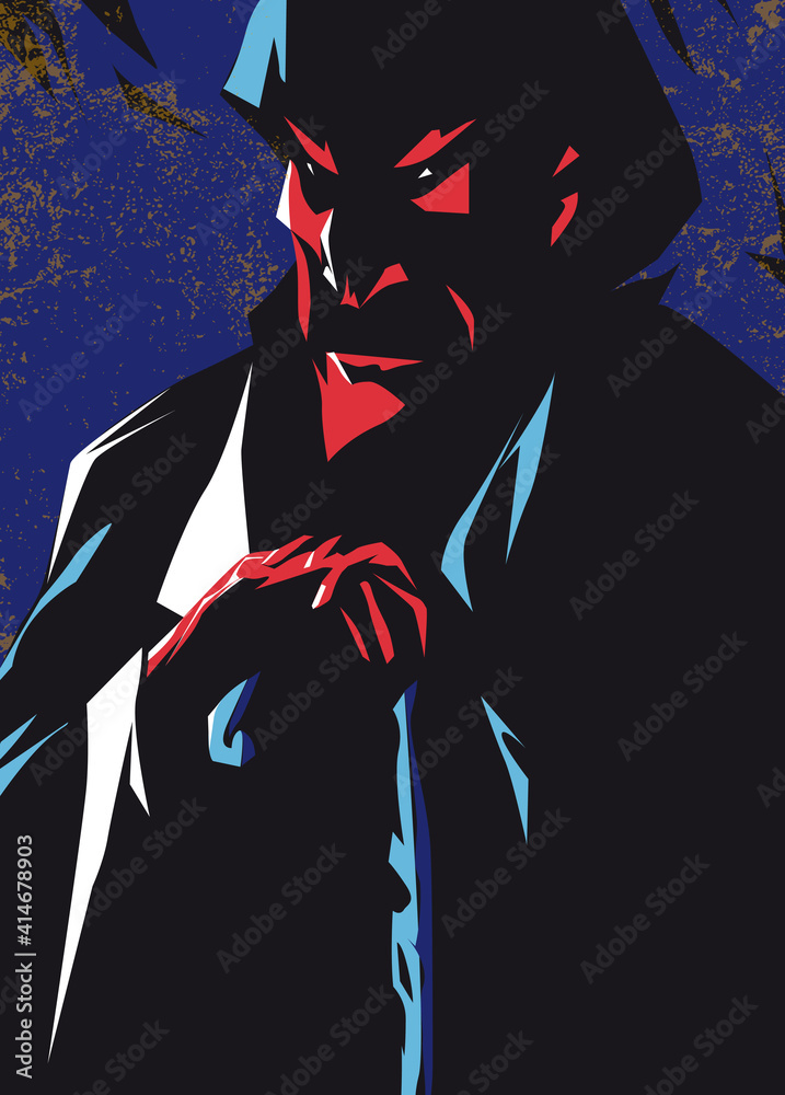 satan evil vector illustration Stock Vector | Adobe Stock