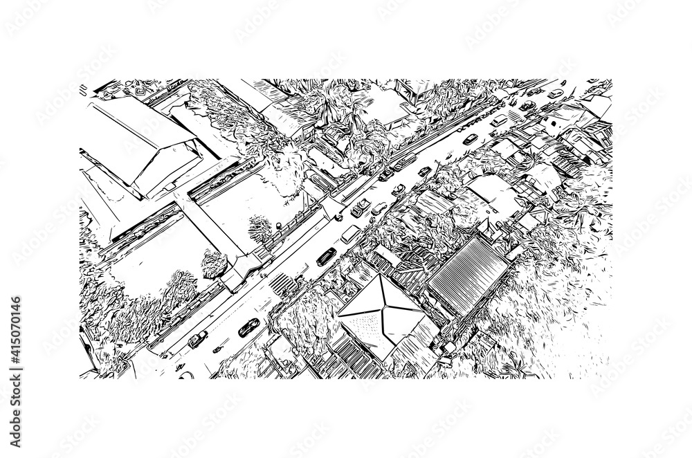 Building view with landmark of Iloilo is on Panay Island in the ...