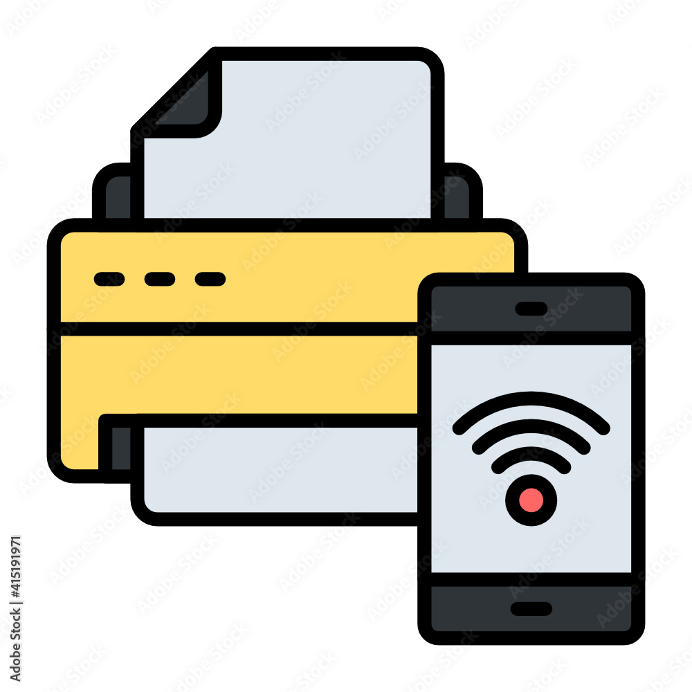 Machine to machine communication concept, m2m devices interaction ...