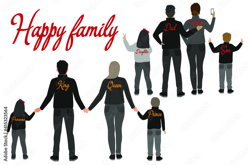 Family clip art Parents clipart Kids clipart Family figures Stock ...