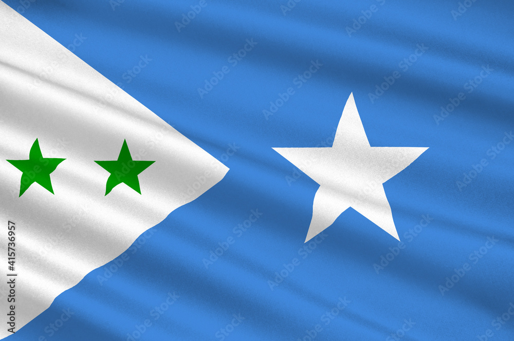 Flag of Galmudug State of Somalia Stock Illustration | Adobe Stock