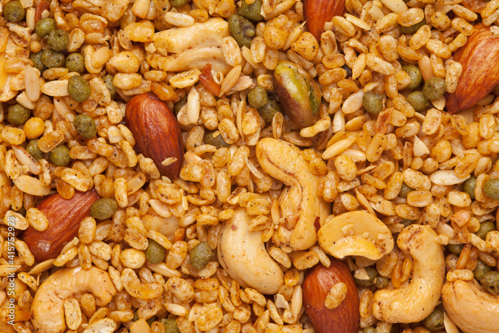Shahi Mixture full-frame wallpaper, made with almonds, cashew, corn ...