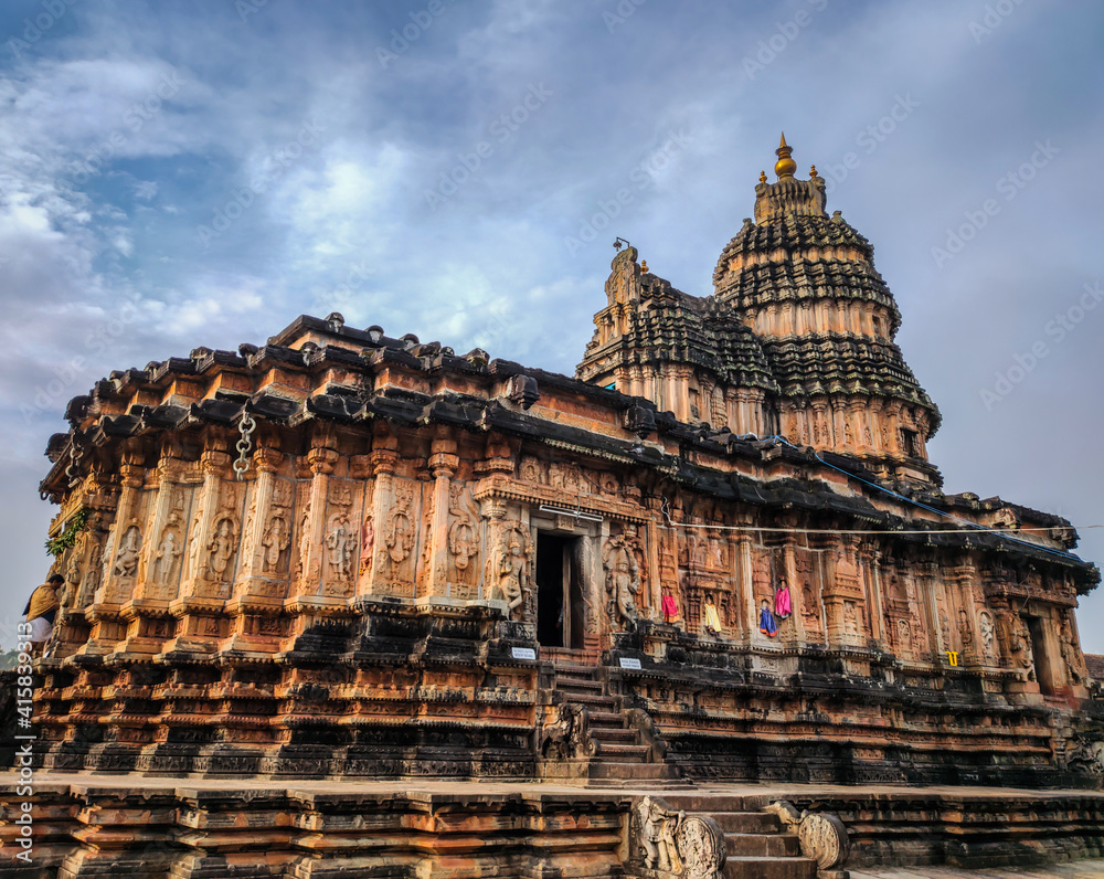 hindu ancient temple with breathtaking stone hand art work for ...
